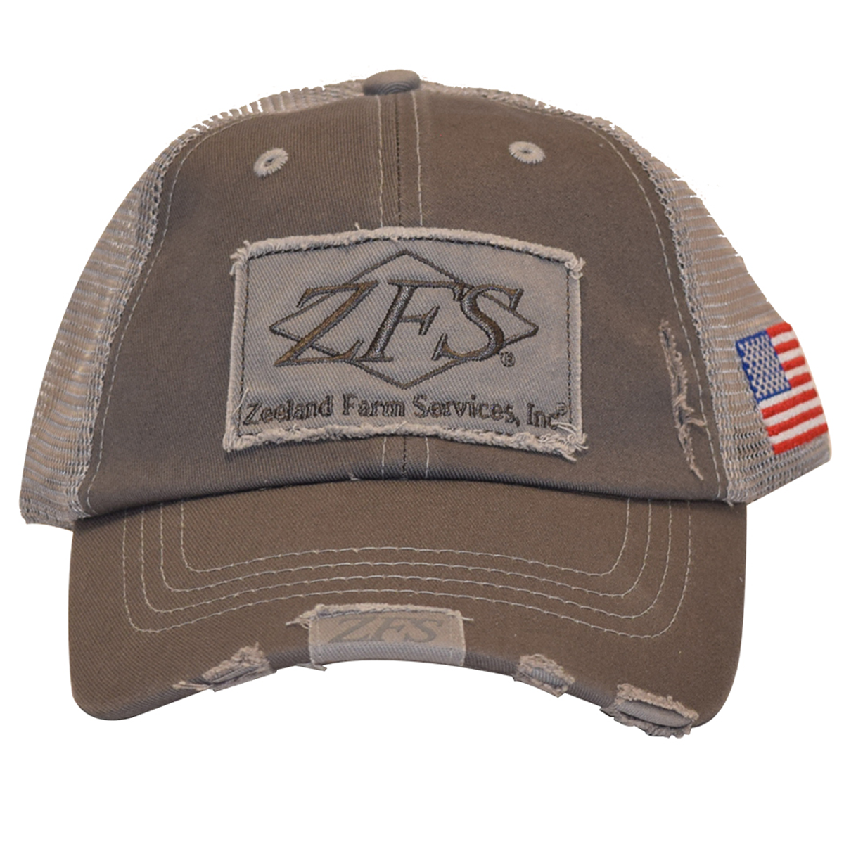 APPAREL/Cap - Distressed Cap - ZFS – ZFS Solutions Promo Store